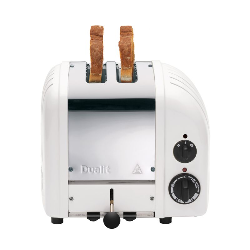 Dualit NewGen White 2-Slice Toaster | Crate & Barrel