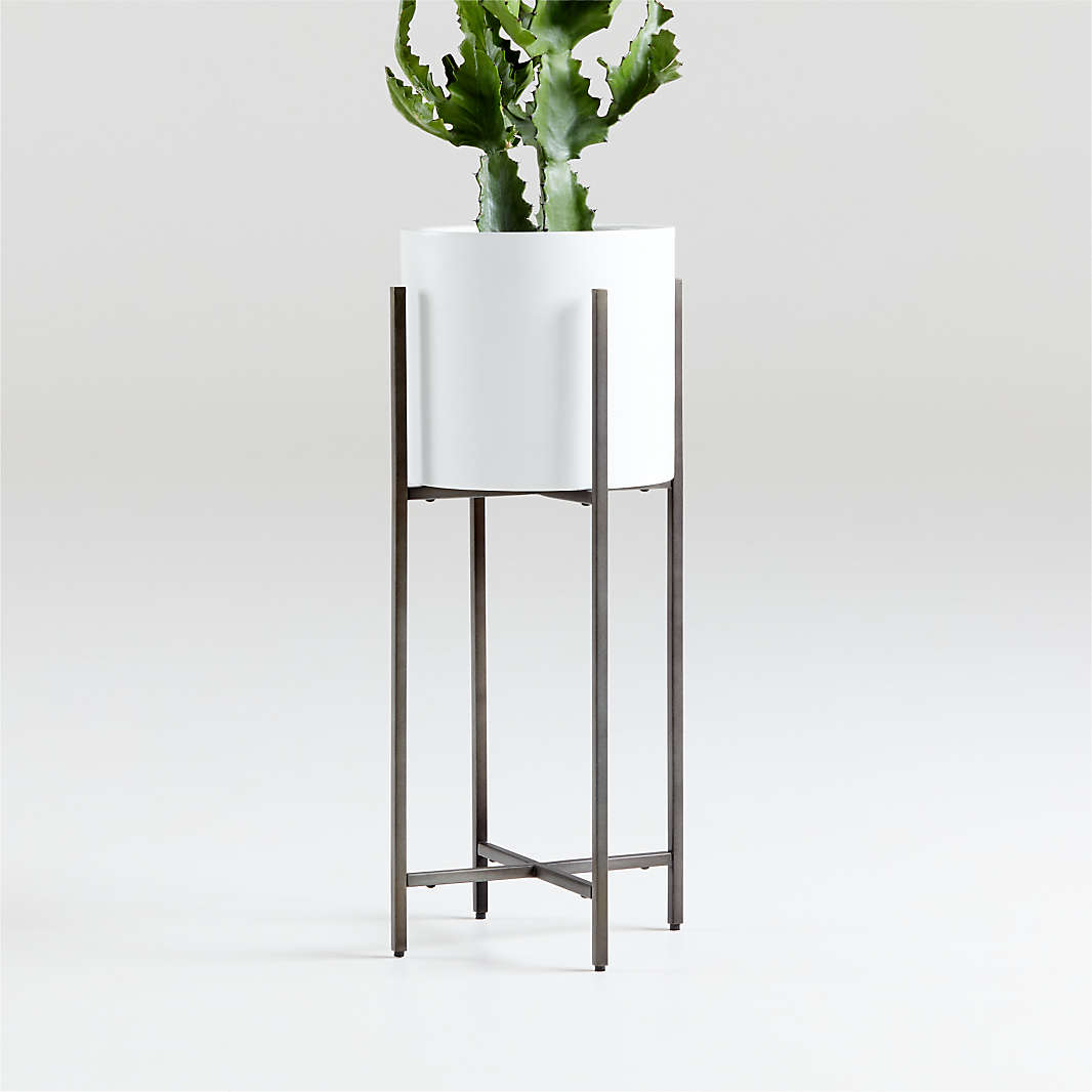 White Plant Pots & White Planters for the Garden | Crate & Barrel
