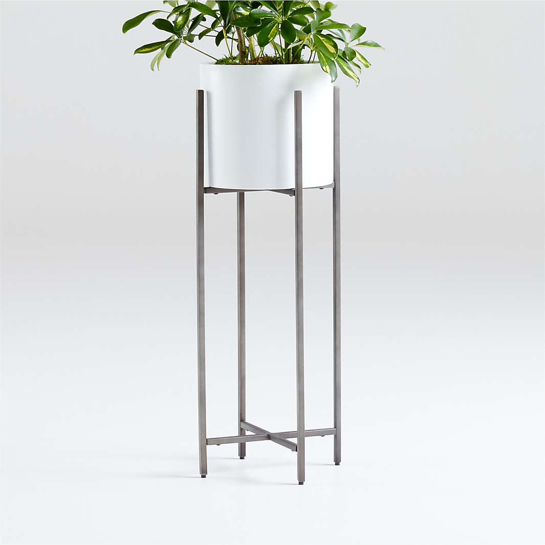 White Plant Pots & White Planters for the Garden | Crate & Barrel