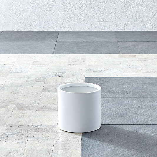 White Outdoor Planters | Crate & Barrel Canada