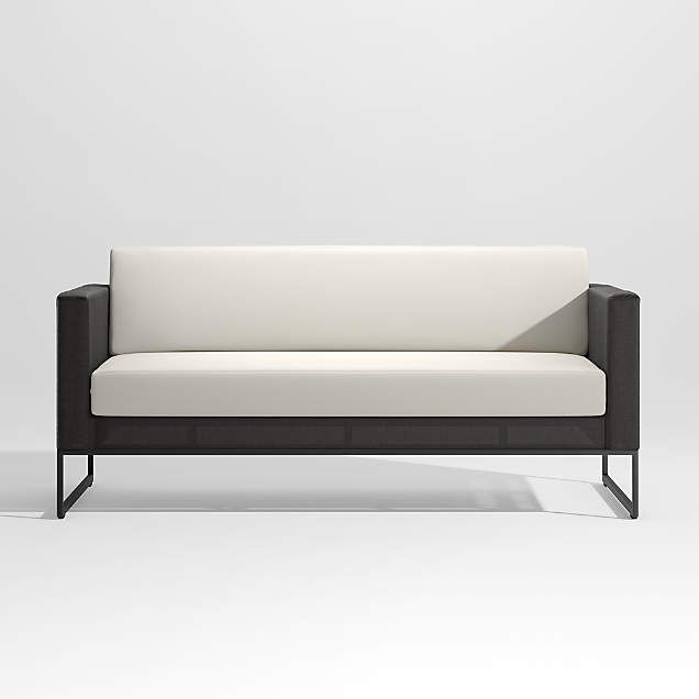 Colorblock 18" Black and White Pouf | Crate & Kids