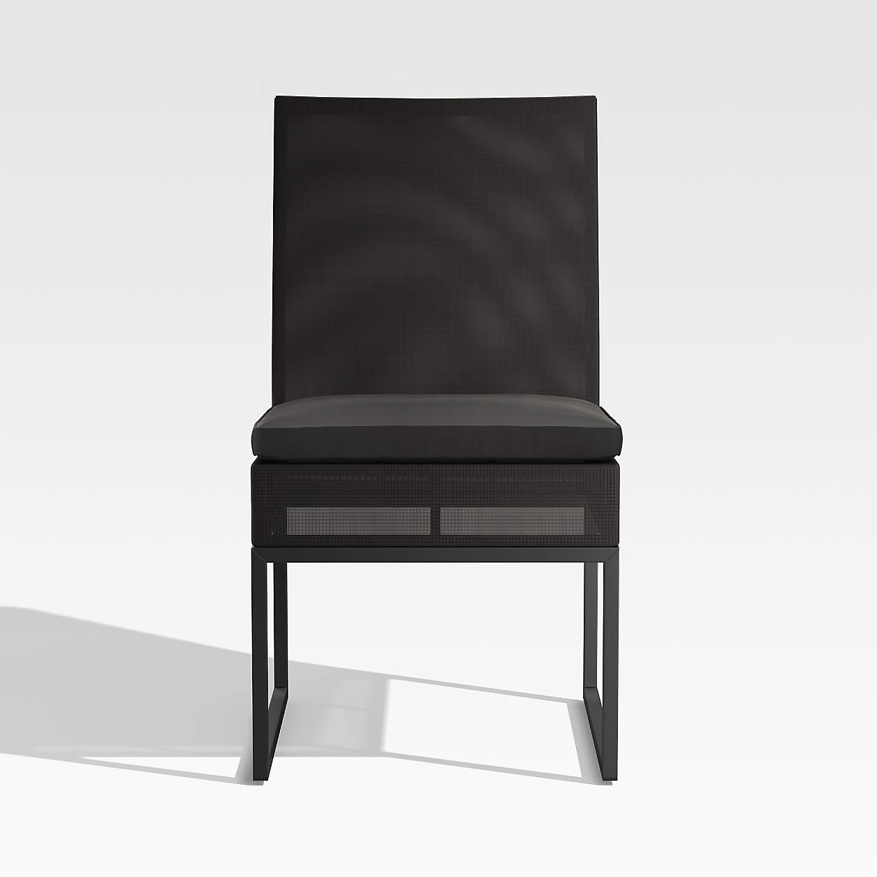 Dune Black Outdoor Dining Side Chair | Crate & Barrel