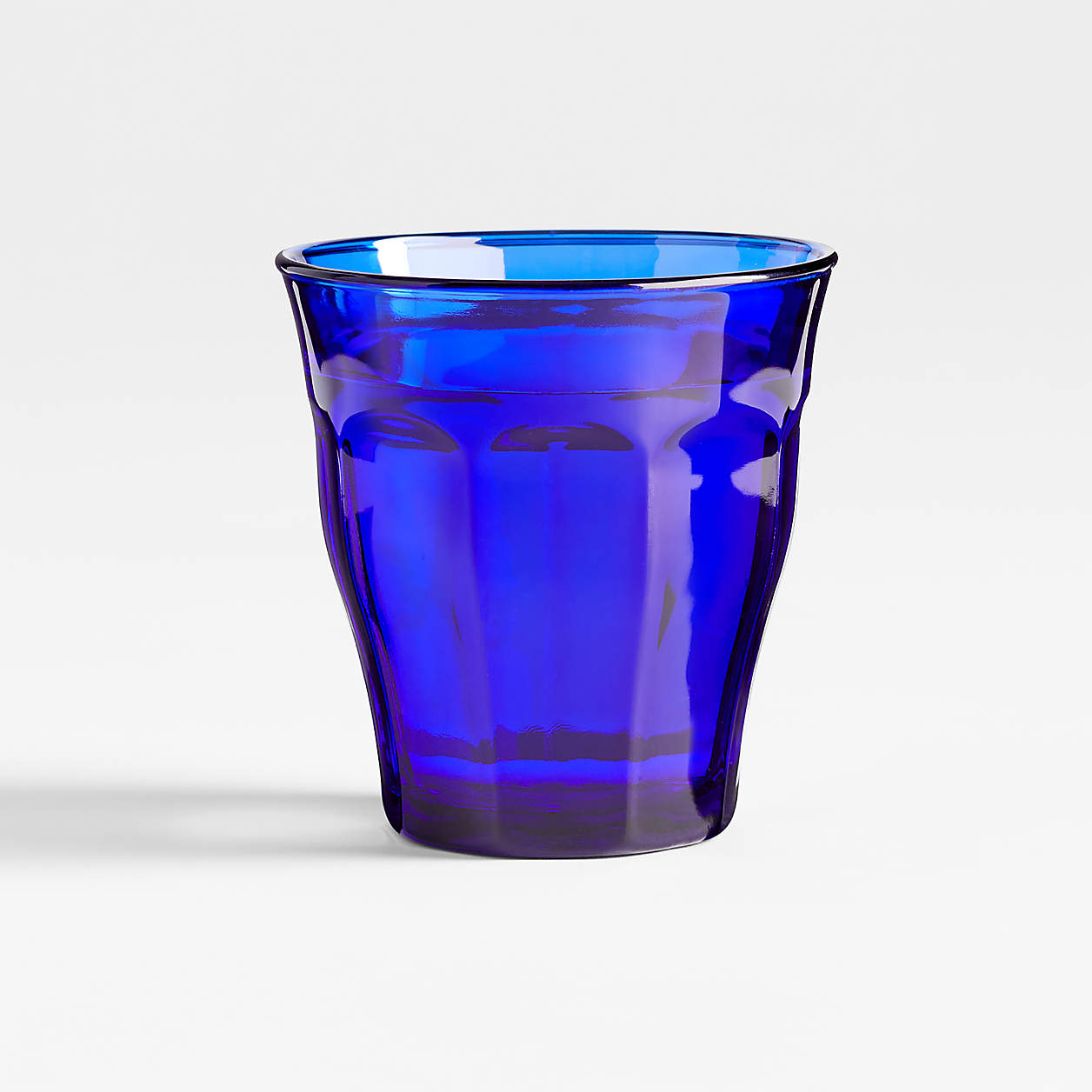 Duralex Picardie Indigo Glass 8.75-Oz. + Reviews | Crate & Barrel