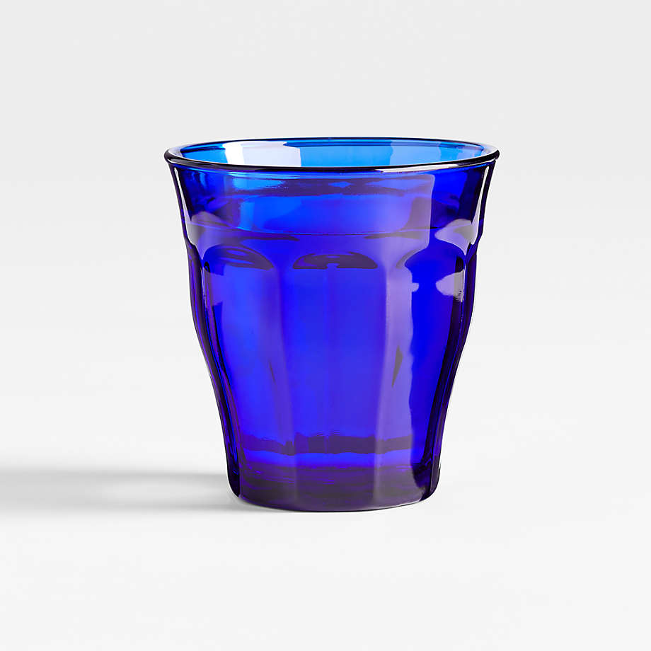 Duralex Picardie Indigo Glass 8.75-Oz. + Reviews | Crate & Barrel