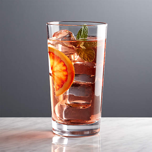 Crescent 16-Oz. Cooler Glass + Reviews | Crate & Barrel Canada