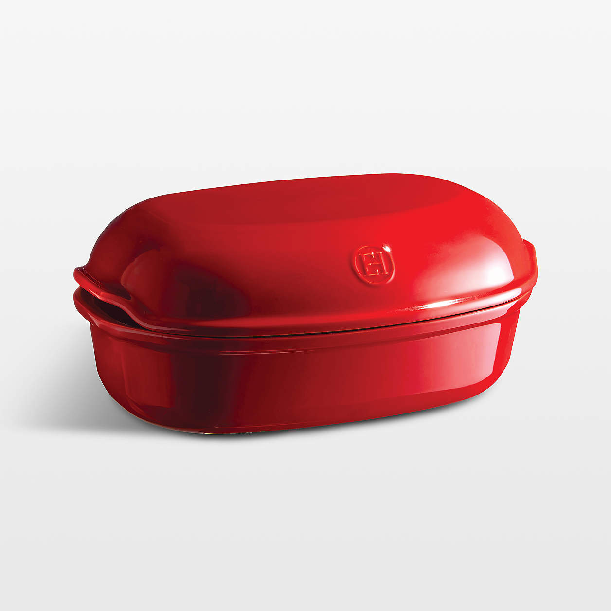 Emile Henry Red Artisan Loaf Baker | Crate & Barrel