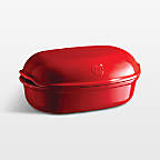 Emile Henry Red Artisan Loaf Baker | Crate & Barrel