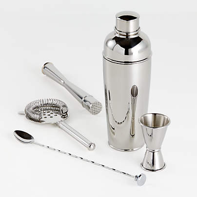 Graham 4-Piece Bar Tool Set + Reviews | Crate & Barrel