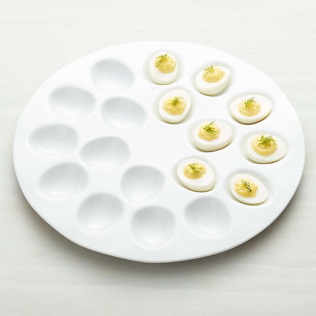 White Serving Platters & Trays | Crate & Barrel