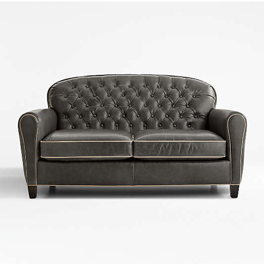 Leather Tufted Sofas | Crate and Barrel