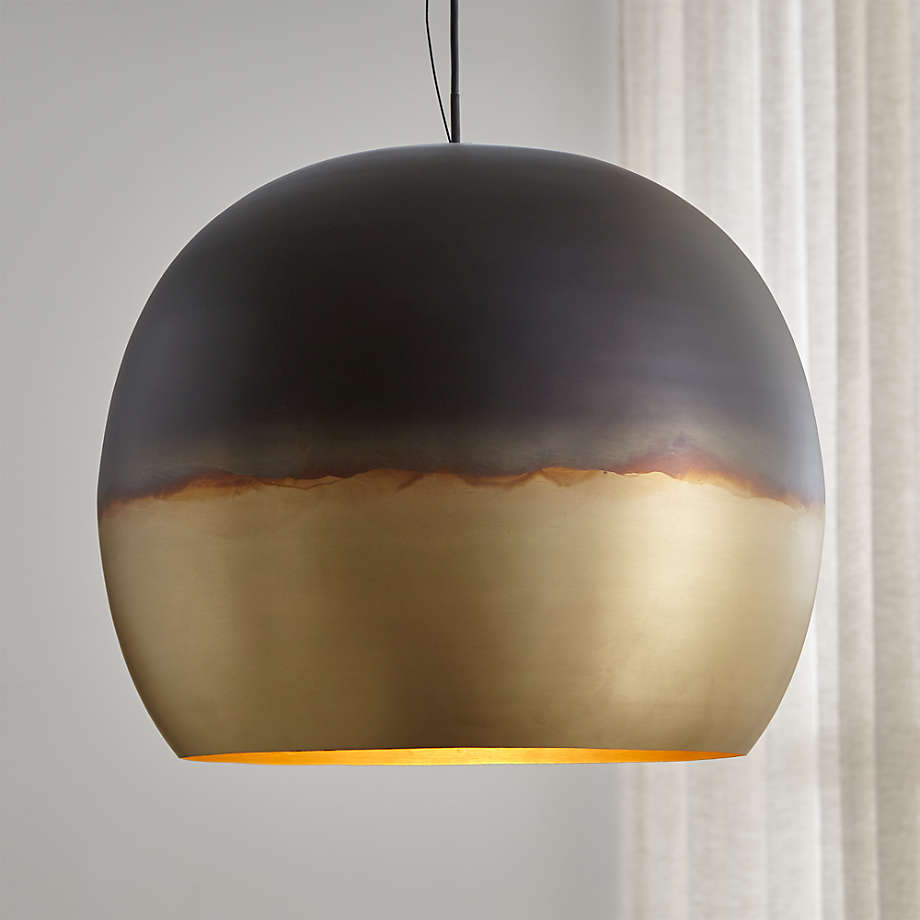 Elara Metal Globe Pendant Light | Crate & Barrel