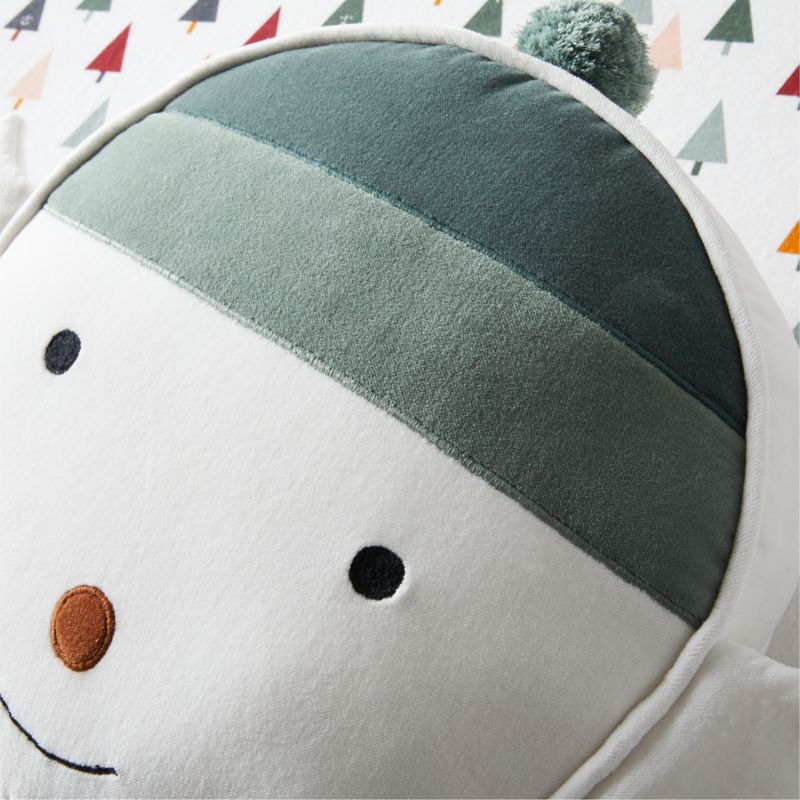 Elf Round Velvet Kids Christmas Throw Pillow + Reviews | Crate & Kids