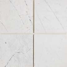 Batten 72" White Marble Top and Oak Wood Double Sink Floating Vanity ...