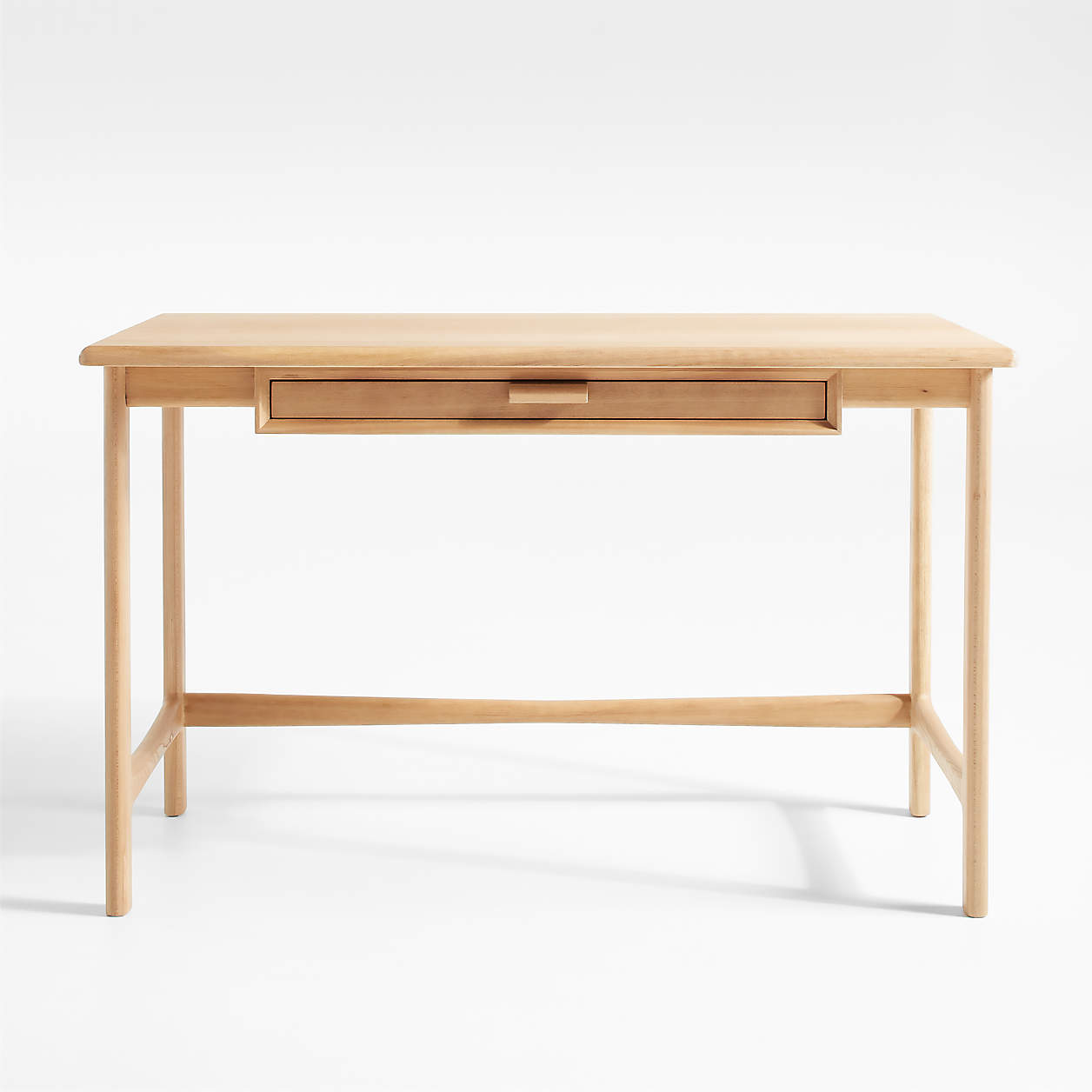 Elias 48" Natural Elm Wood Desk + Reviews | Crate & Barrel