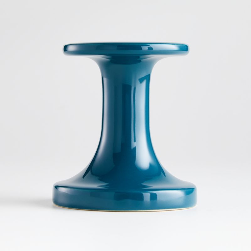 Elko Small Ceramic Taper Candle Holder + Reviews | Crate and Barrel