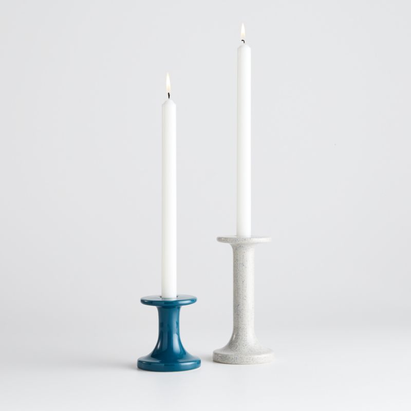 Elko Small Ceramic Taper Candle Holder + Reviews | Crate and Barrel