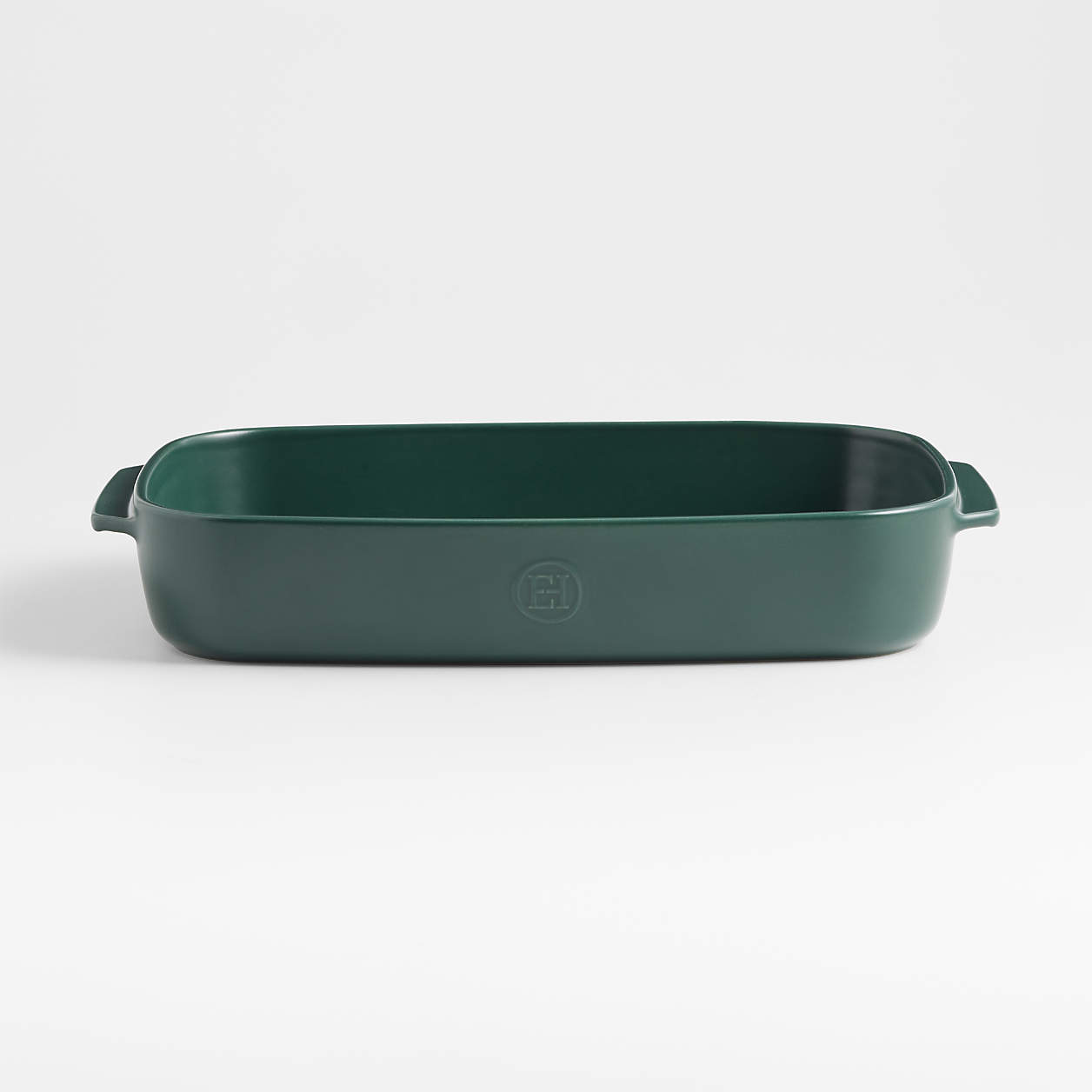 Emile Henry x Crate & Barrel 9"x13" Green Ceramic Baking Dish + Reviews ...