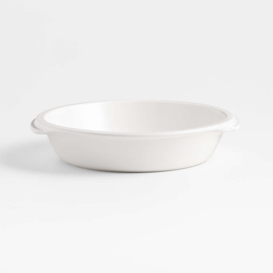 Emile Henry x Crate & Barrel Cream Ceramic Pie Dish + Reviews | Crate ...