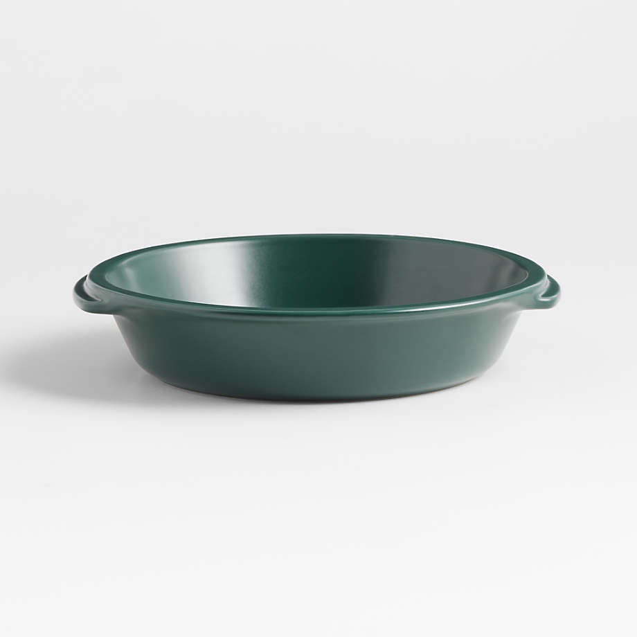 Emile Henry x Crate & Barrel Green Ceramic Pie Dish + Reviews | Crate ...