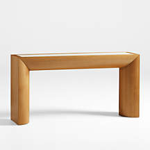 Emma Oak Console Table | Crate & Barrel