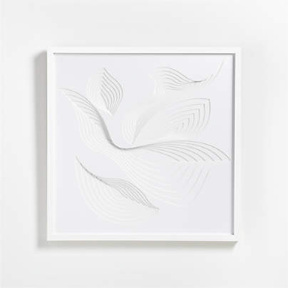 'Ethereal' Framed Paper Wall Art 30"x2" by Jean Kenna + Reviews | Crate ...