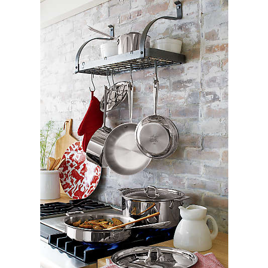Pot Racks: Hanging, Wall Mounted & Stand | Crate & Barrel