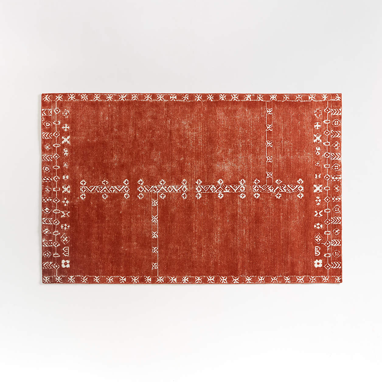 Erria Clay Area Rug 5'x8' + Reviews | Crate & Barrel