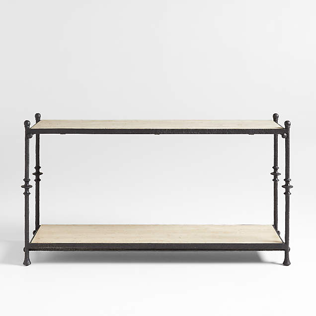 Turmont Glass Console Table + Reviews | Crate & Barrel