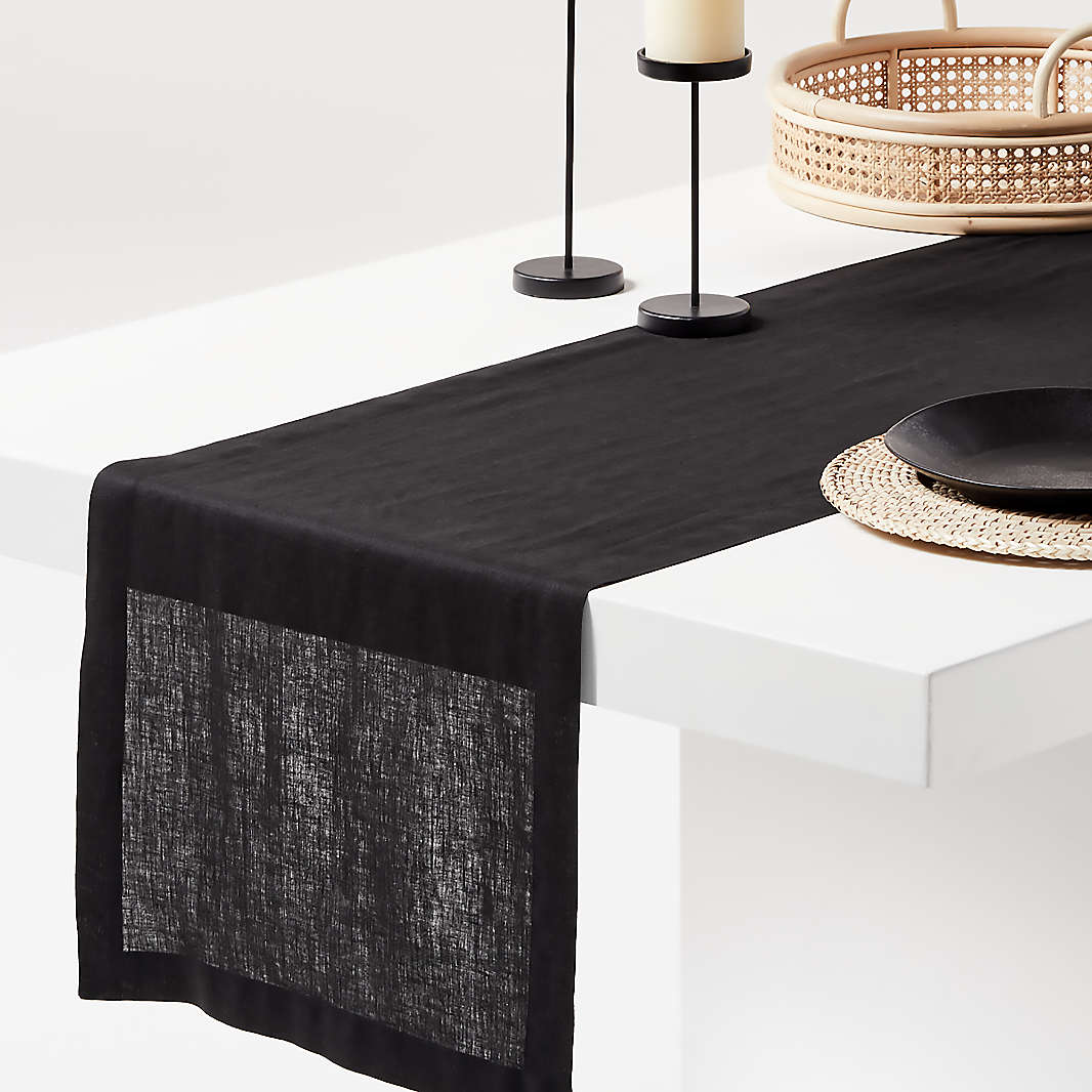 Table Runners: Modern & Linen Dining Table Runners | Crate & Barrel