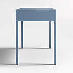 Ever Simple Modular Slate Blue Wood Kids Desk with Drawer + Reviews ...