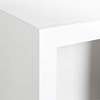 Ever Simple White Wood Floating Cube Shelf | Crate & Kids