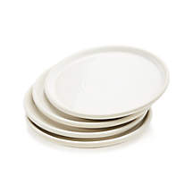 Farmhouse White Dinner Plates, Set of 4 + Reviews | Crate & Barrel