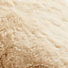 Ginger Beige Faux Fur 70"x55" Throw Blanket + Reviews | Crate & Barrel