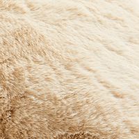 Ginger Beige Faux Fur 70"x55" Throw Blanket + Reviews | Crate & Barrel