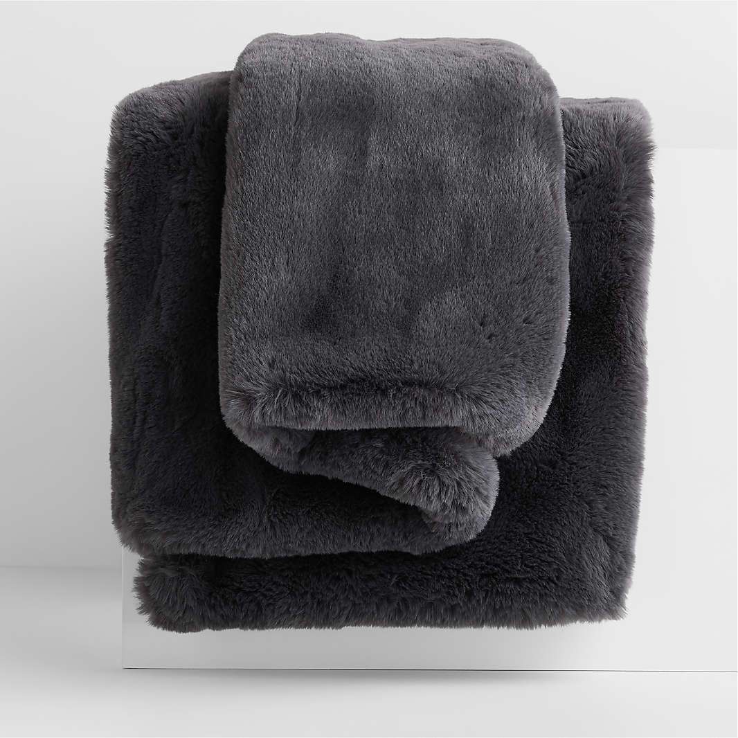 Fur Throws | Crate & Barrel