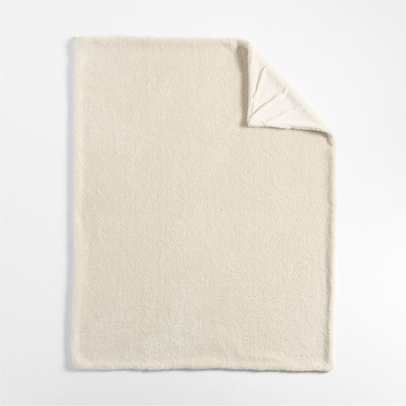 Faux Shearling 70"x55" Travertine Beige Throw Blanket + Reviews | Crate ...