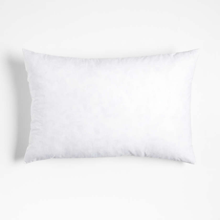 Feather Rectangular Pillow Inserts | Crate & Barrel