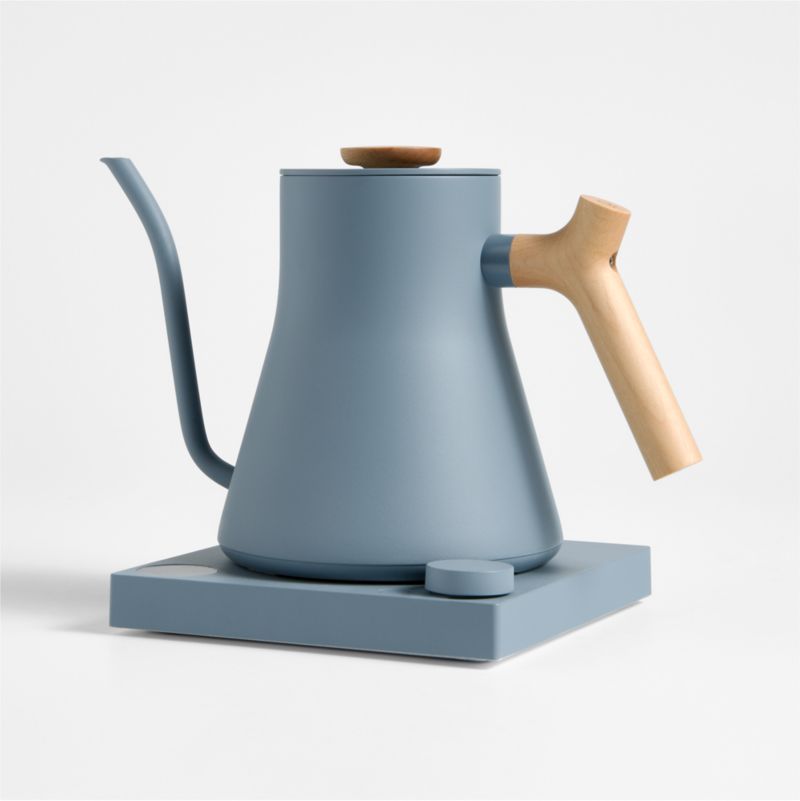 Fellow Stagg EKG Pro Electric Kettle in Hazy Blue with Maple Accents ...