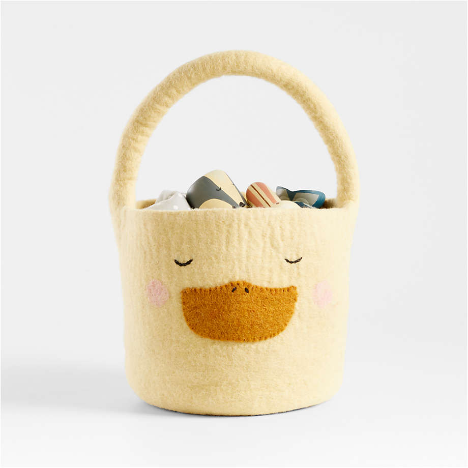 Felt Duck Easter Basket + Reviews | Crate & Kids Canada