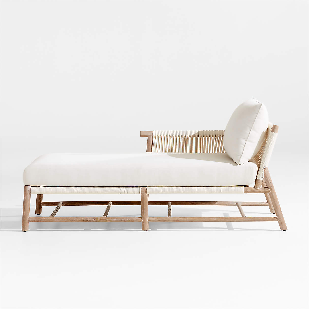 Fen Outdoor Left-Arm Chaise + Reviews | Crate & Barrel Canada