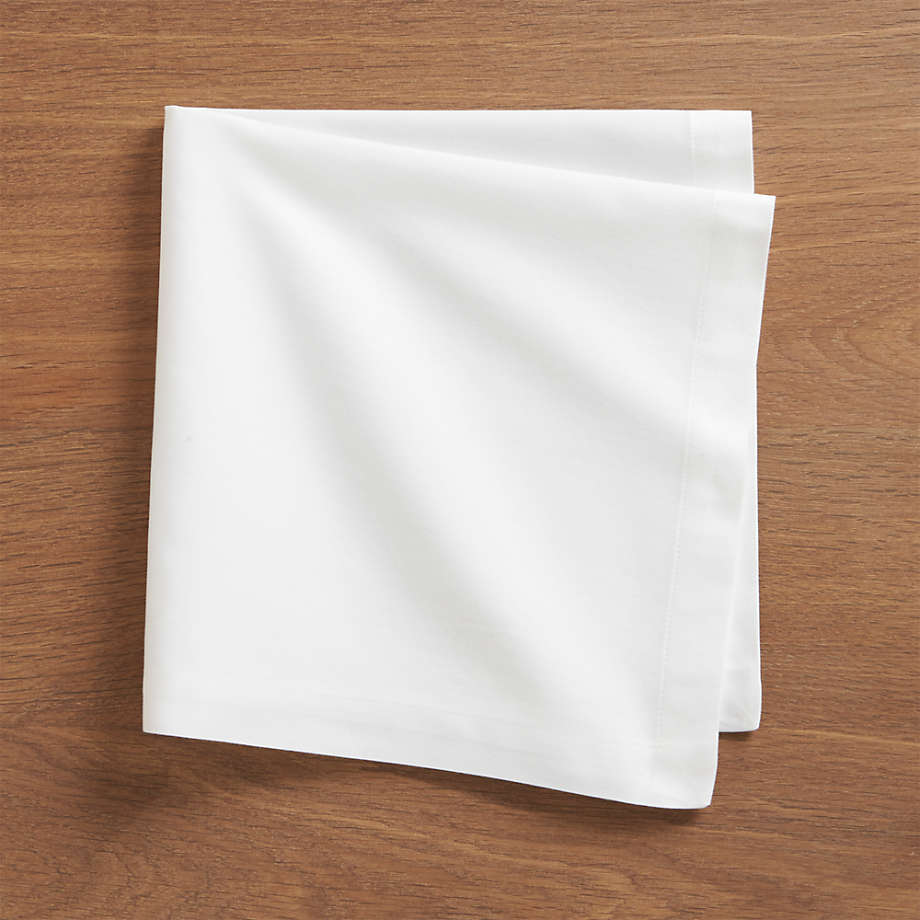 Fete White Cloth Napkin + Reviews | Crate & Barrel Canada