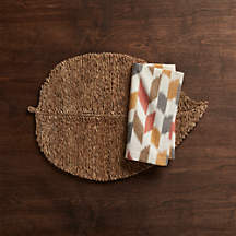 Woven Abaca Leaf Placemat + Reviews | Crate & Barrel