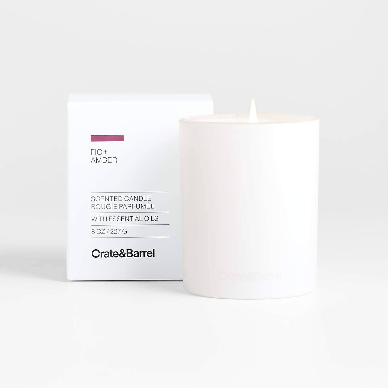Fig + Amber Candle + Reviews | Crate & Barrel