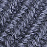 Deep Indigo Wool Blend 70''x55" Fisherman Knit Throw Blanket + Reviews ...