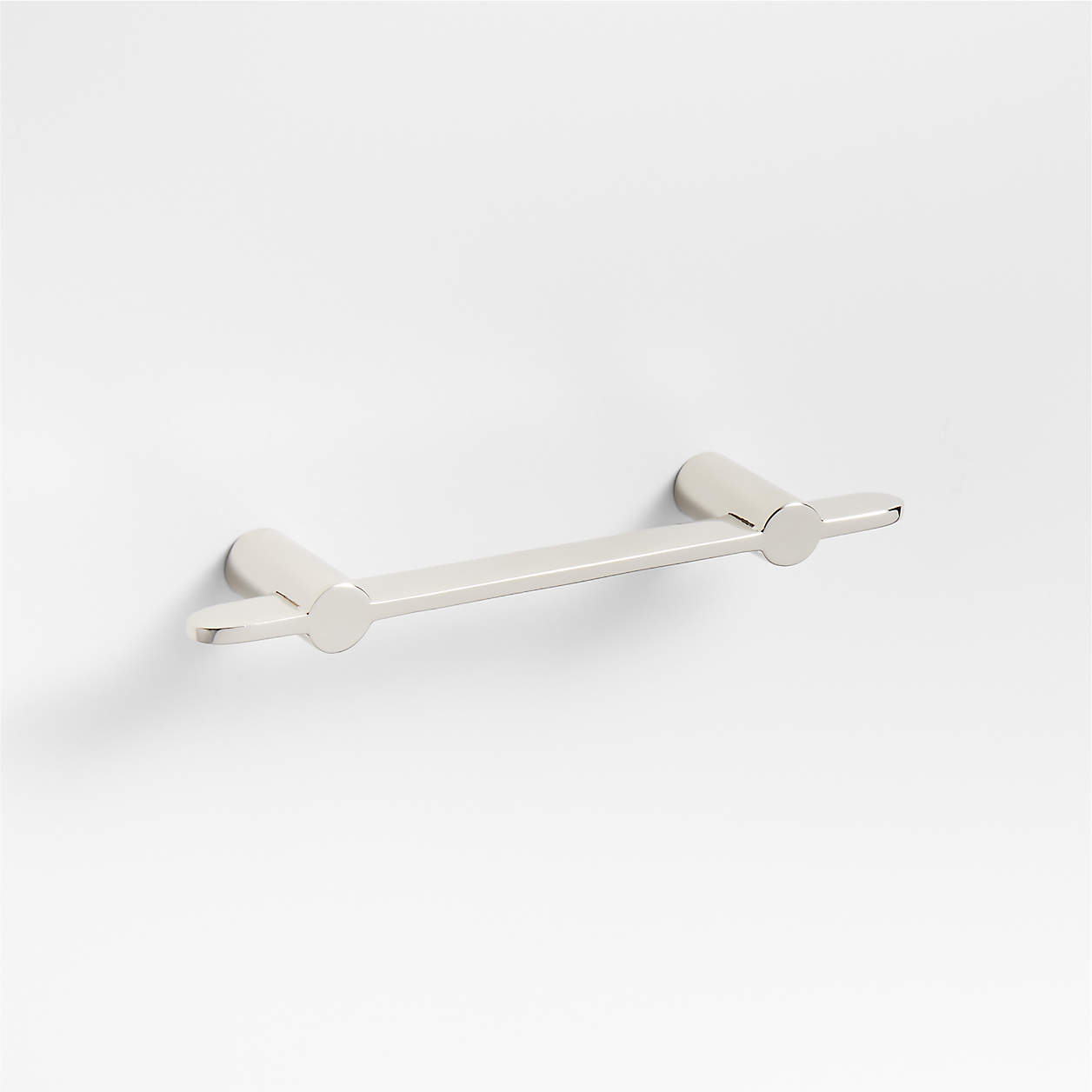 Flat 3" Polished Chrome Cabinet Drawer Bar Pull | Crate & Barrel