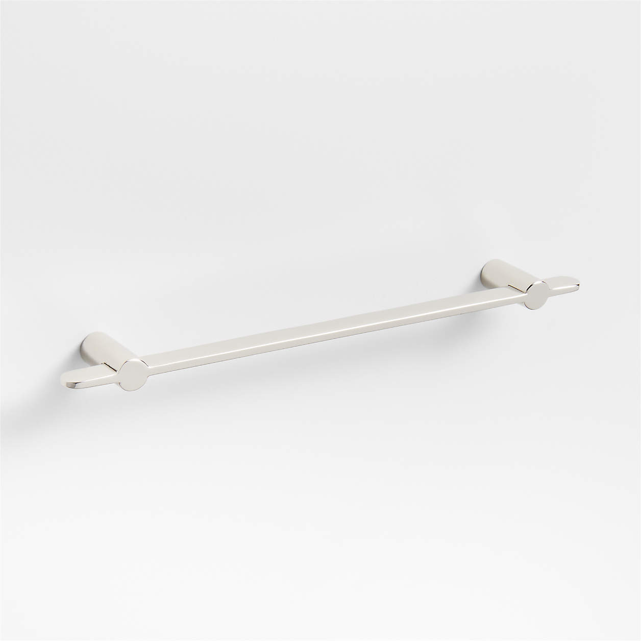 Flat 6" Polished Chrome Cabinet Drawer Bar Pull | Crate & Barrel