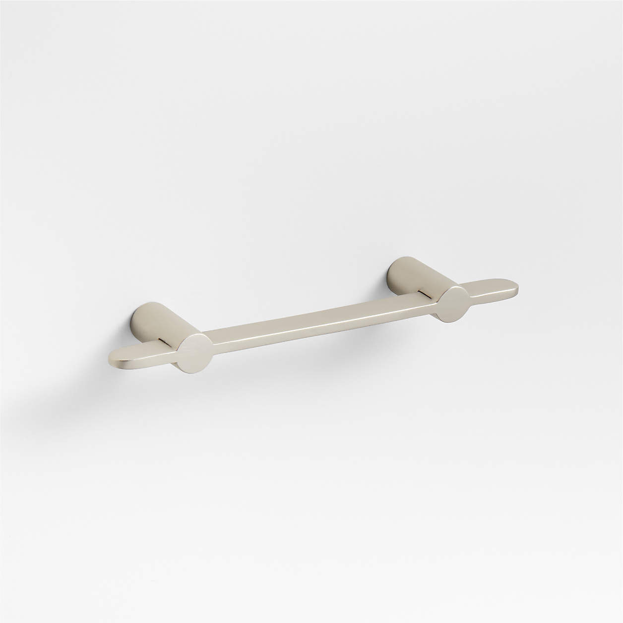 Flat 3" Brushed Nickel Cabinet Drawer Bar Pull | Crate & Barrel