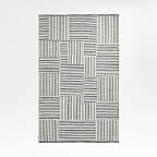 Flatweave Grid Wool and Cotton Light Grey Kids Area Rug 8x10 + Reviews ...