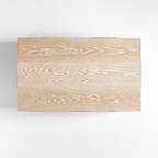 Flitch Rectangular Wood Storage Coffee Table + Reviews | Crate & Barrel ...