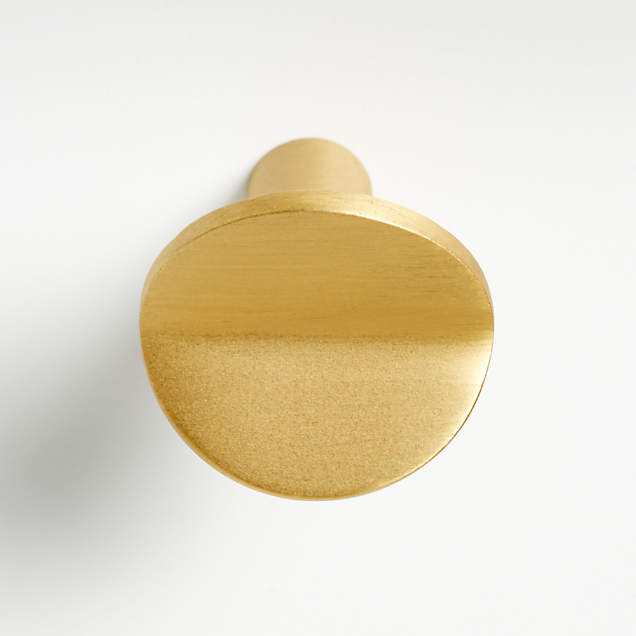 Triangle Brass Knob + Reviews | Crate & Barrel